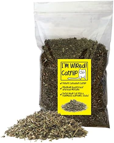سعر Catnip Dried Leaves Buds Mix I'M WIRED Strong Canadian Resealable Treats Cat Nip (14g) فى ...