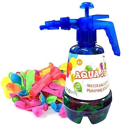 SourceDIY 500 Water Balloons Bombs+Portable Filling Station 3 In 1 ...