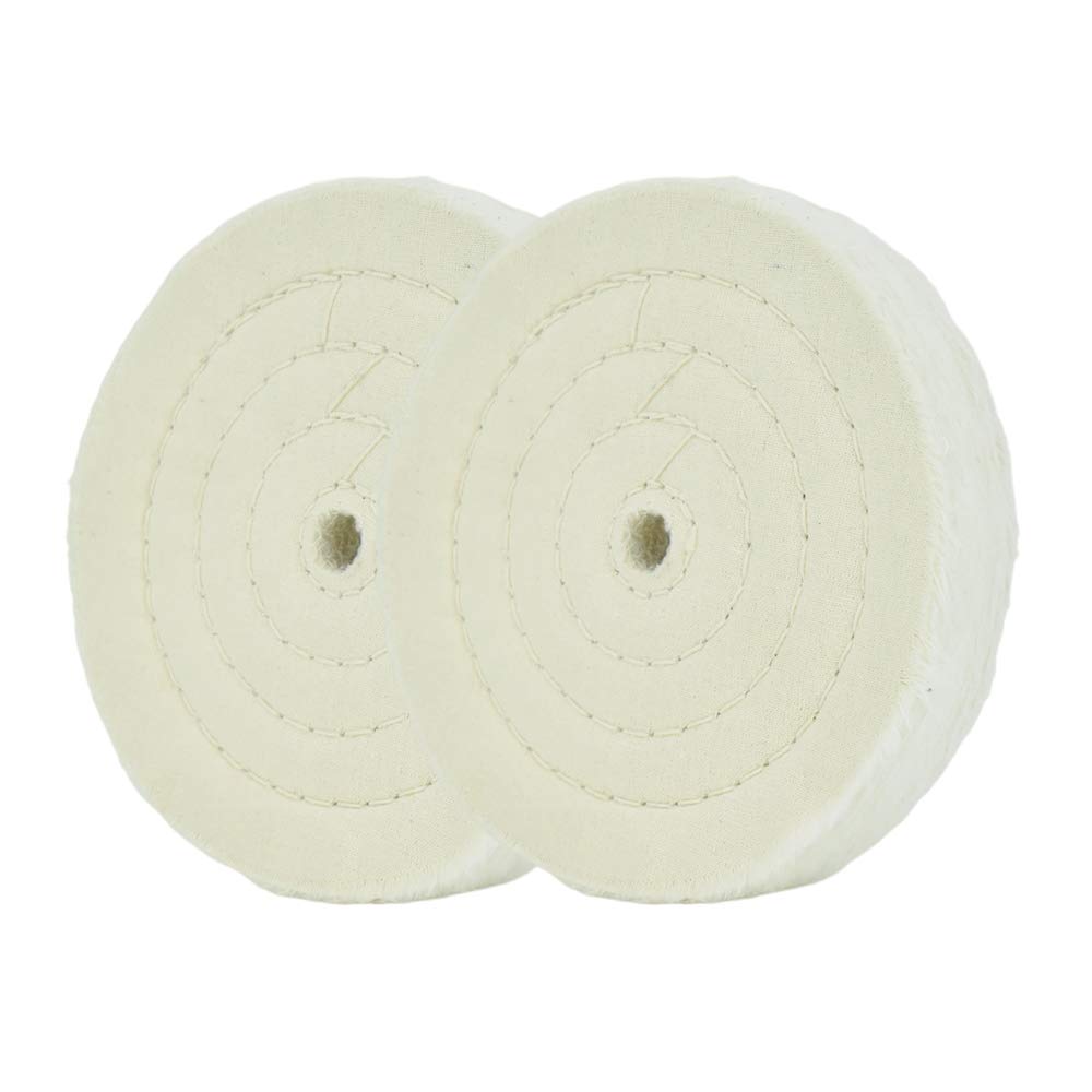 Polishing Wheel Buffing Wheel 6 inch (70 Ply) for Bench Grinder Spiral ...