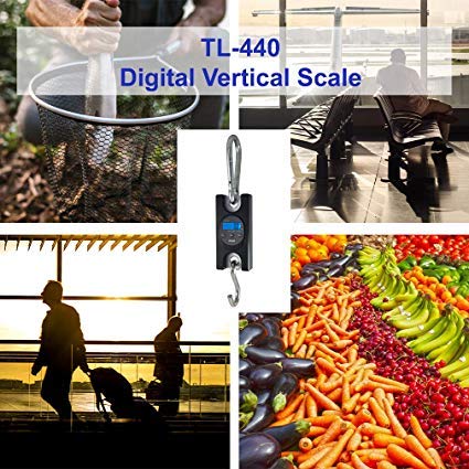 American Weigh Scales Digital Industrial Hanging Weight Scale - 440lbs ...