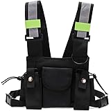 Amazon.com: abcGoodefg Radio Chest Harness Chest Front Pack Pouch ...