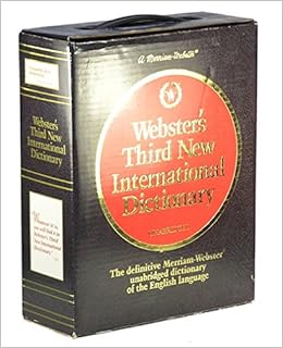Webster's Third New International Dictionary/Unabridged: Philip Babcock ...