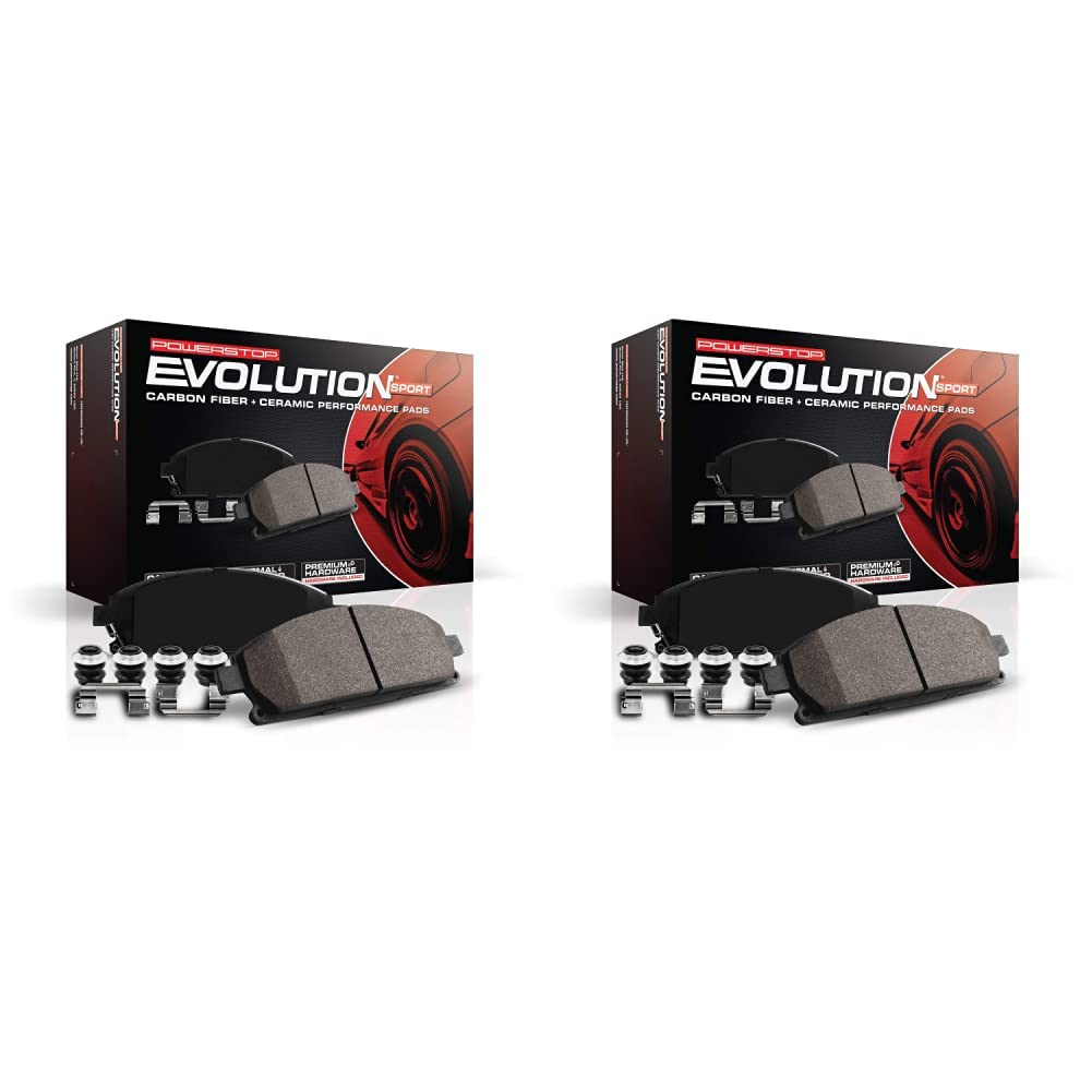 Power Stop Z23-1649, Z23 Evolution Sport Carbon-Fiber Ceramic Front ...