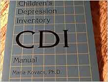 Children's depression inventory (CDI): Technical manual: Kovacs, Maria ...