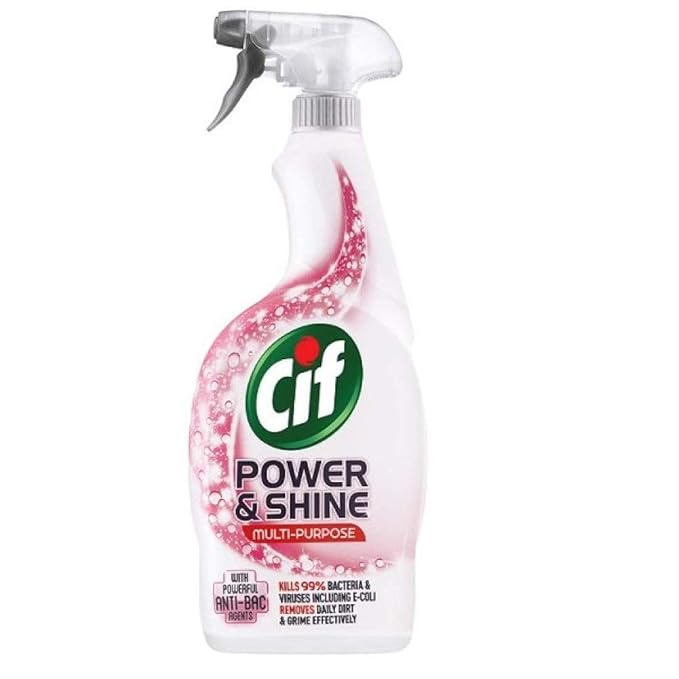 Cif Power & Shine Antibacterial Multi Purpose Spray 700ml, All Purpose ...