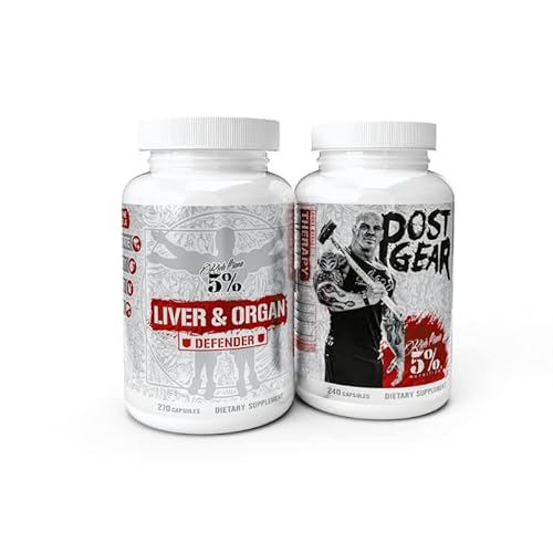 5% Nutrition Rich Piana 2-Stack | Liver & Organ Defender + Post Gear ...