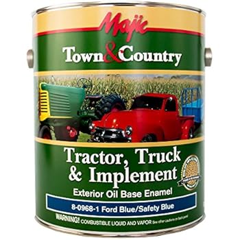 Amazon.com: Valspar 4431-12 Ford Blue Tractor and Implement Paint - 1 ...