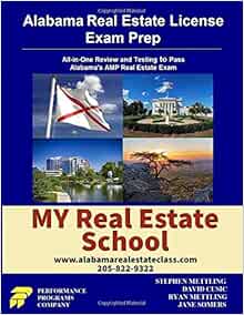 Alabama Real Estate License Exam Prep: MY Real Estate School Edition ...