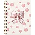 Amazon.com : ULEGIE Coquette Trendy Pink Bow Notebook Journal, Preppy ...