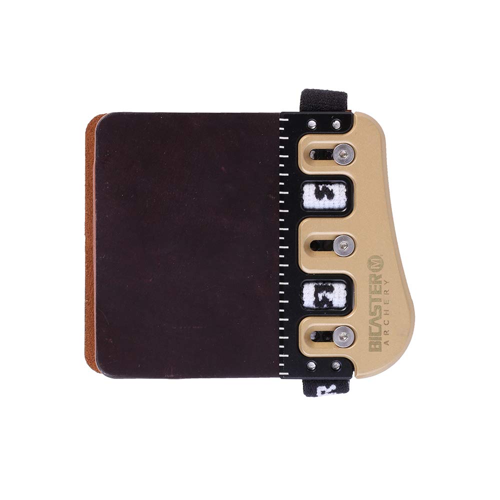 BICASTER Barebow Finger Tabs Cordovan Leather + Brass String Walking ...