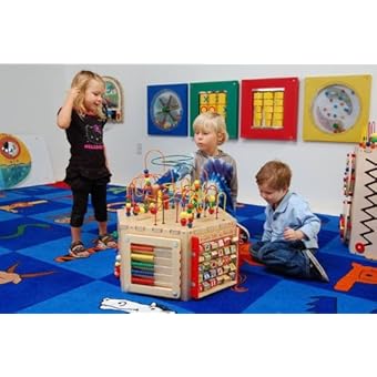 Anatex Six-Sided Play Cube Activity Center - Epic Kids Toys