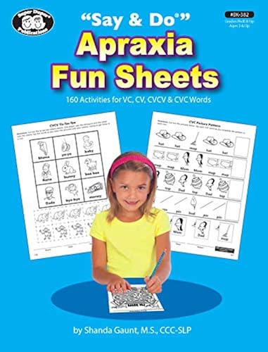 Super Duper Publications | Say & Do Apraxia Fun Sheets - 160 Activities ...