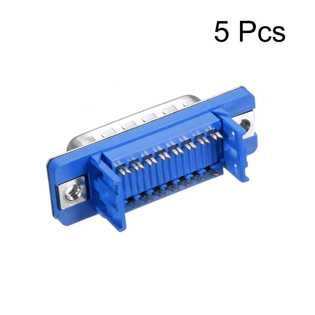 uxcell IDC D-Sub Ribbon Cable Connector 15-pin 2-Row Female Socket IDC Crimp Port Terminal ...