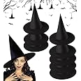 Amazon.com: MAITING 8Pcs Floating Witch Hats, Halloween Witches Hats ...