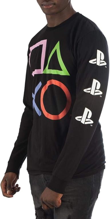 Amazon.com: Playstation Long Sleeve Shirt Mens Playstation Shirt ...