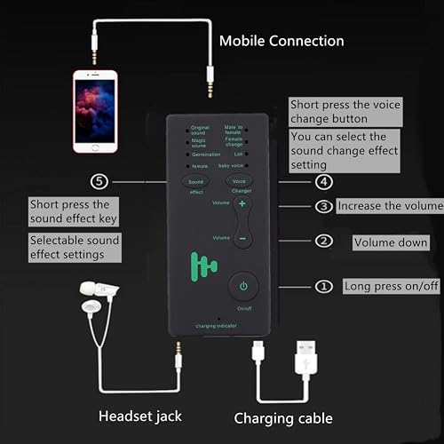New Version Mini Voice Changer 4 Different Voice Change Voice Changer