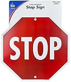 Schild STOP / Stopschild 40 cm 8-eckig Alu-Verbund: Amazon.de: Baumarkt
