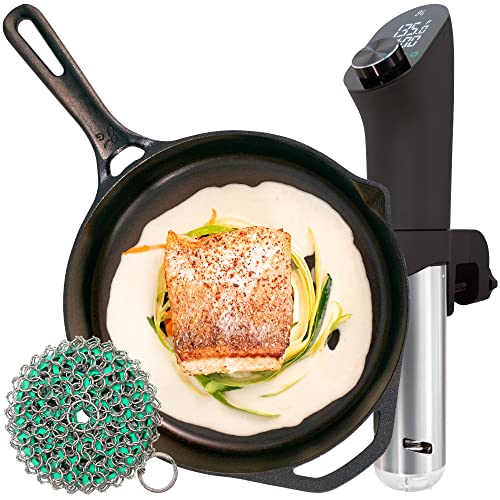 Greater Goods Food Bon Vivant Collection - 10 Inch Cast Iron Skillet ...
