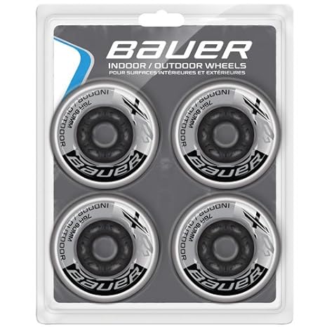 Bauer XR2 4PK 72MM/78A Inline Skate Wheels: Amazon.co.uk: Sports & Outdoors