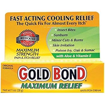 Amazon.com : Gold Bond Maximum Strength Medicated Anti-Itch Cream -- 1 ...