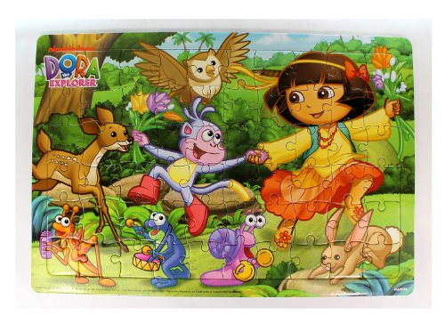 Buy 60 Piece Dora the Explorer in the Woods Puzzle - Dora the Explorer ...
