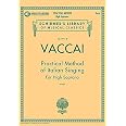 Vaccai: Practical Method of Italian Singing: High Soprano, Book/Online ...