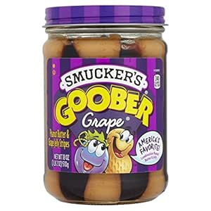 Amazon.com : Smuckers Goober Grape Spread 510 g (Pack of 3) : Grocery ...