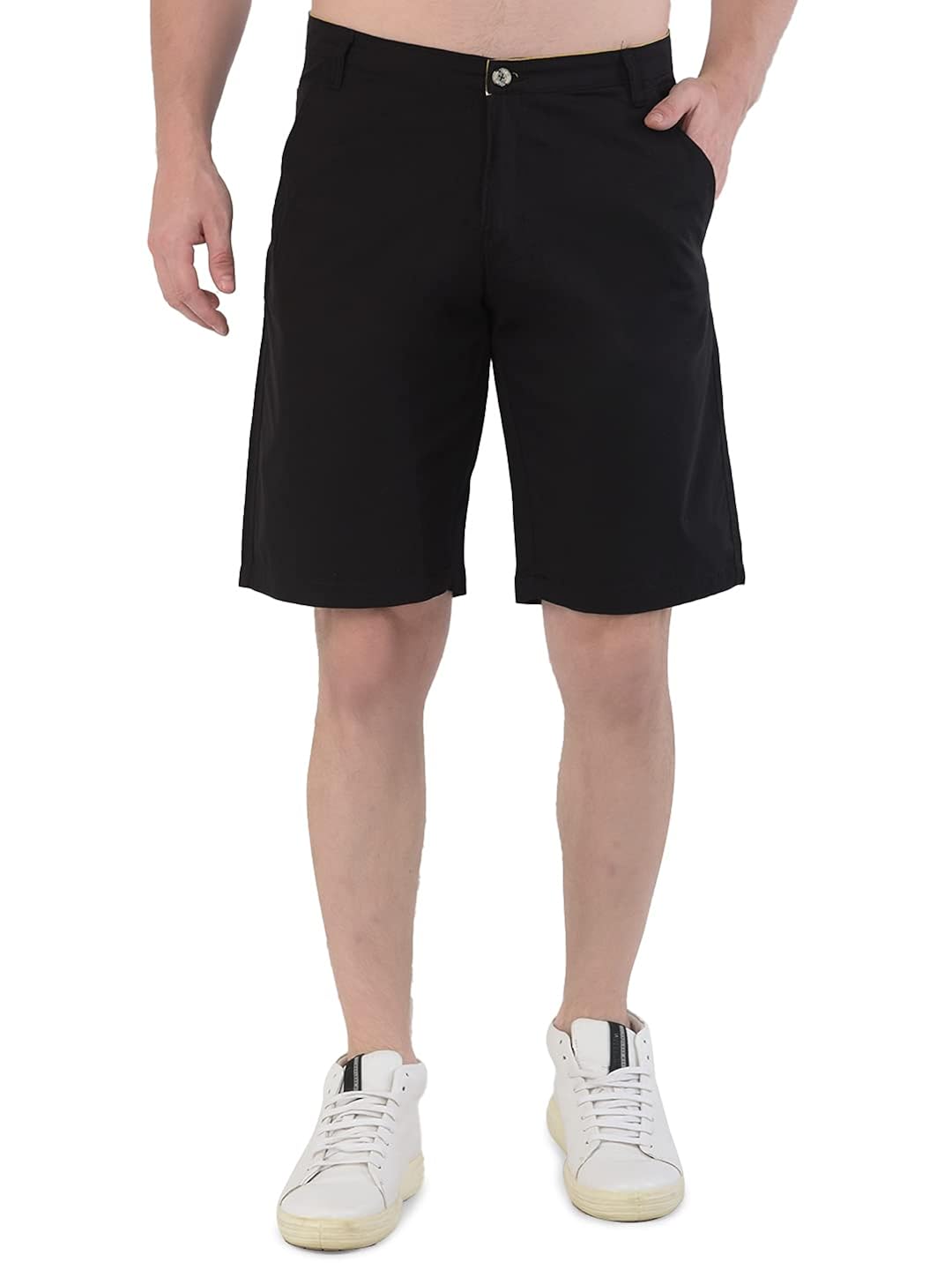 Buy UnSERIOUS Men s Beige Cotton Half Pant At Amazon in