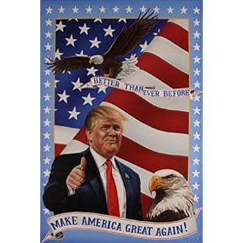 Amazon.com: Donald Trump 2016 Campaign Poster Signs Set of Three ...