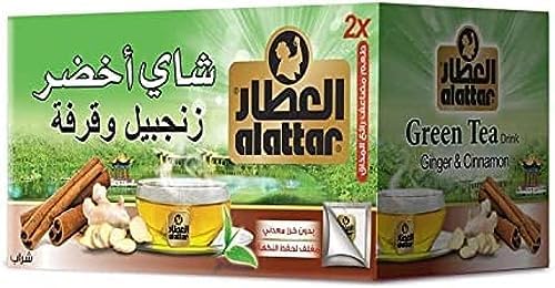 Green tea Cinnamon & Ginger 20 Bags Alattar price in UAE | Amazon UAE ...