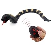 Amazon.com: PWTAO Remote Control Snake Realistic Snake Toys Fake Snakes ...