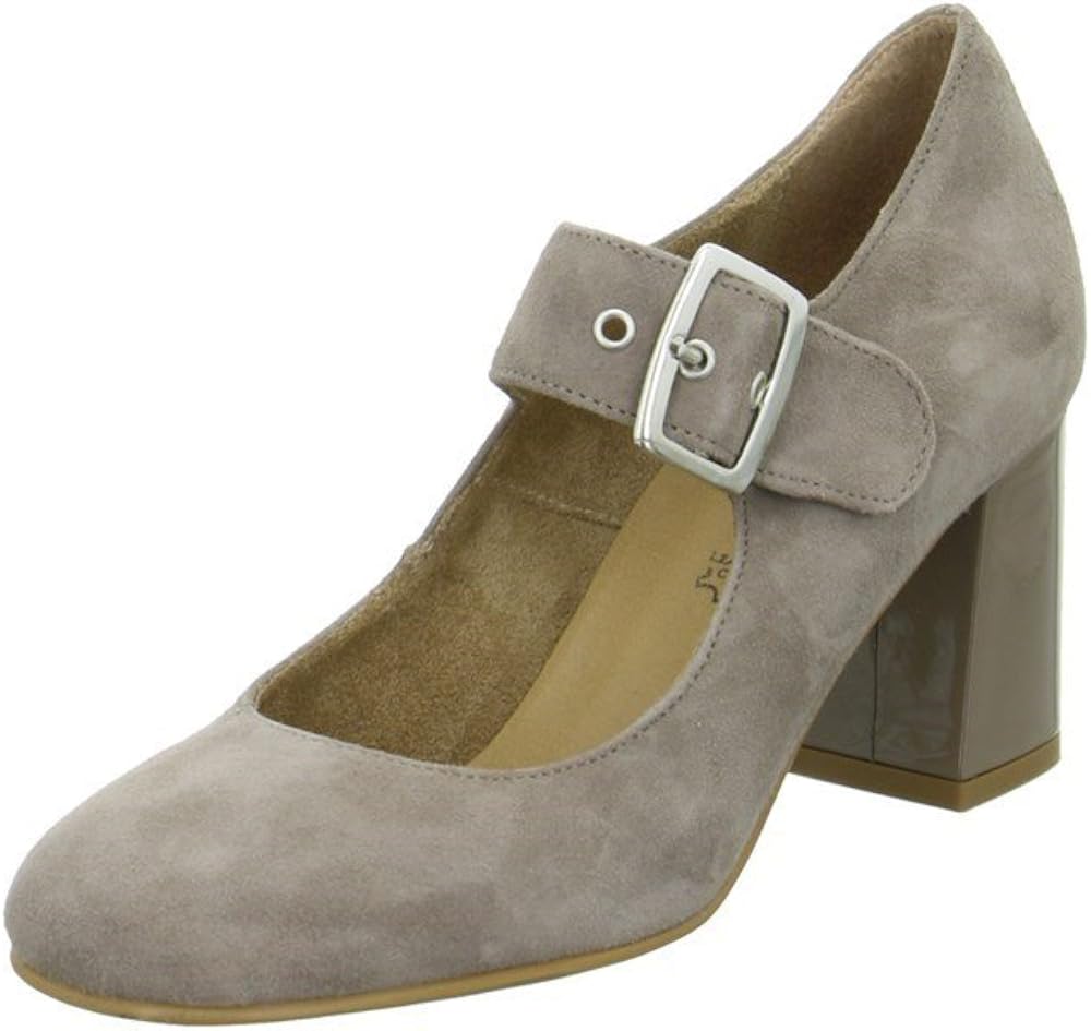 Tamaris Taupe Mary Jane Heels - 24420: 3 (Eu 36): Amazon.co.uk: Shoes ...