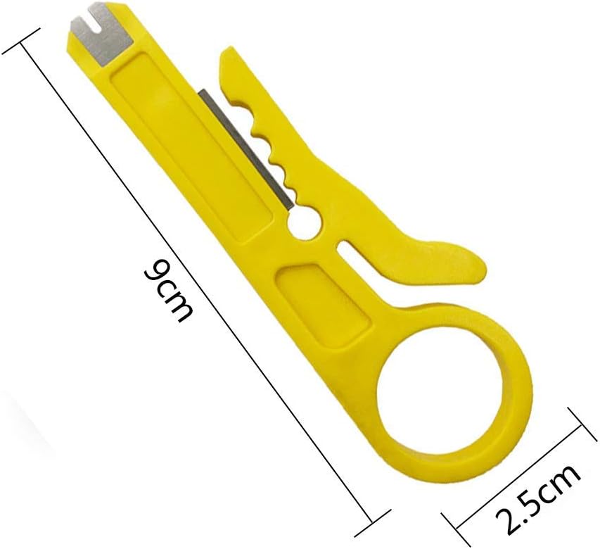 15Pieces Mini Wire Stripper Punch Down Cutter Striping Tool Mini Wire ...