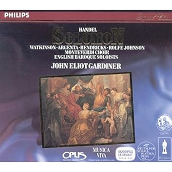 Handel: Solomon: Carolyn Watkinson, Nancy Argenta, Barbara Hendricks ...