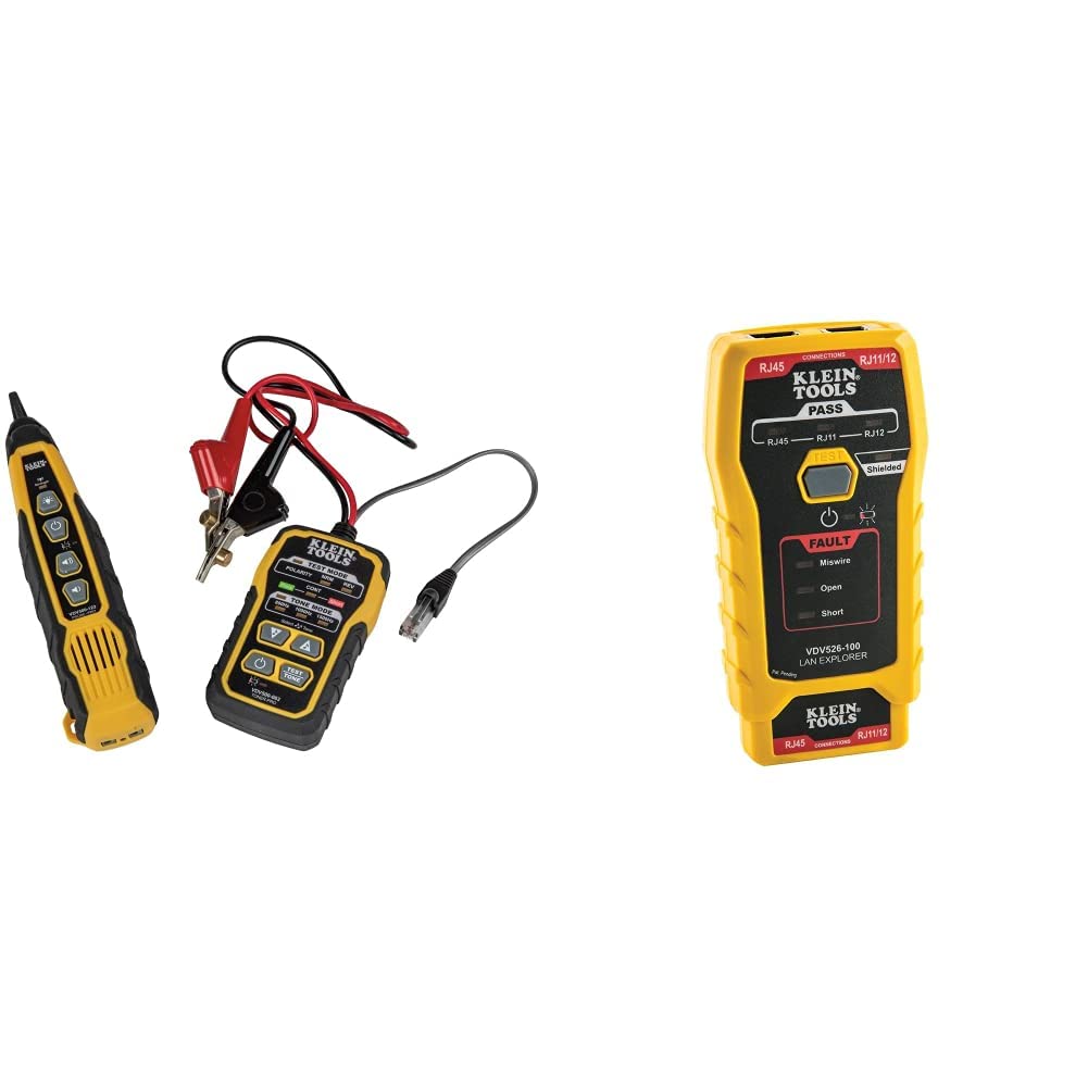 Klein Tools Cable Tracing And Testing Kit With Tone Generator, Tracer ...