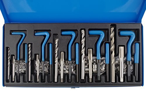 Gewinde-Reparatur-Satz 130-tlg M5-M6-M8-M10-M12 Gewinde-Bohrer-Einsätze ...
