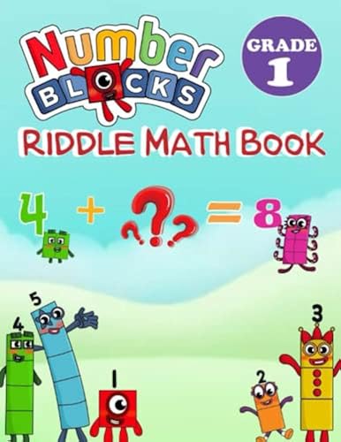 Numberblocks Riddle Math Book: Math Workbook Grade 1, Kids Ages 5-7 ...