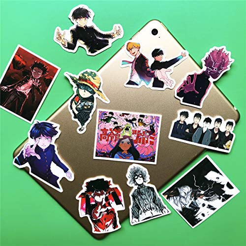50pcs Cartoon Mob Psycho 100 Anime Stickers Laptop Computer Bedroom ...