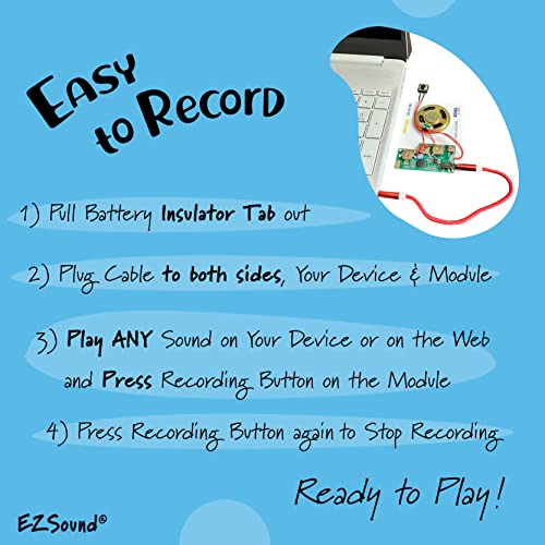EZSound Module - Push Button Activated - Easy To Record - 120 Seconds ...