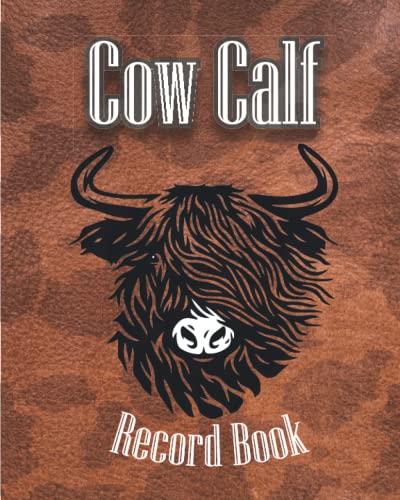 cow calf record book: Blank Cattle Log Book | Beef stock management and ...