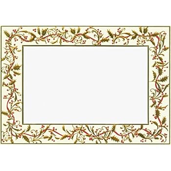 Amazon.com : Christmas Cards Photo Holder Sleeve - Holiday - 4x6 Photo ...