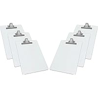 Amazon.com : Acrimet White Clipboard Letter Size A4 (13” x 9 1/16 ...