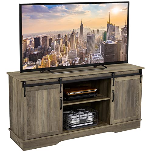 Yaheetech TV Stand for TVs Up to 65 Inch, 58 Inch Media Entertainment ...