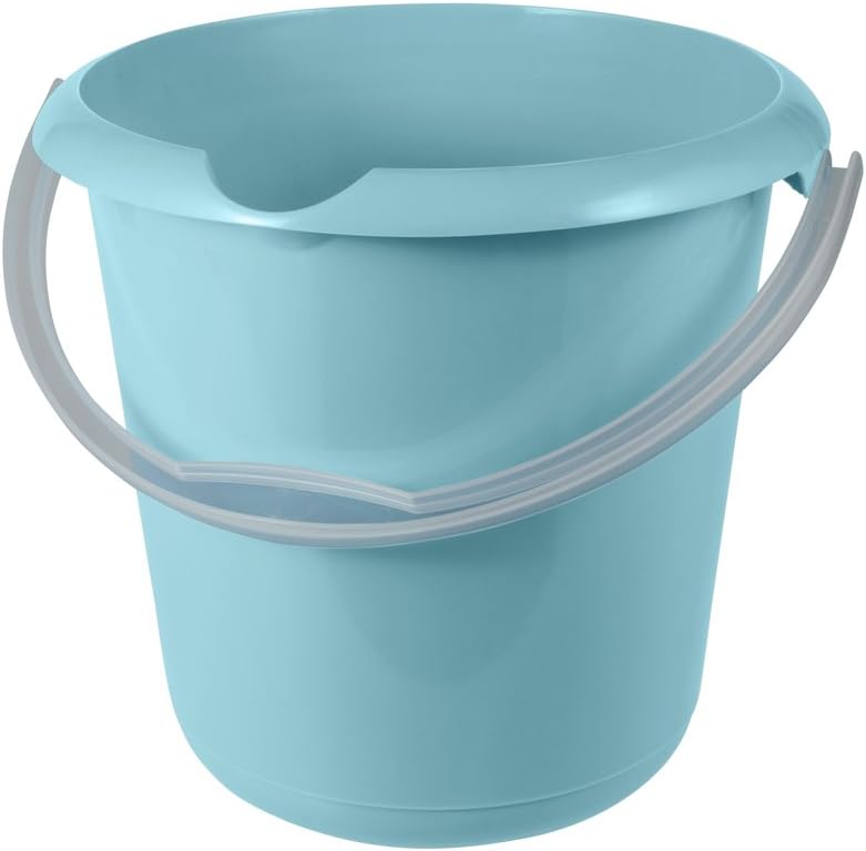 keeeper Bucket with Integrated Measuring Scale and Ergonomic Handle, 10 ...