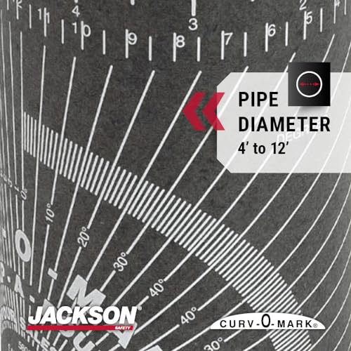 Jackson Safety Pipe Measuring Tool - Wrap-A-Round Tape Pipe Fitting ...