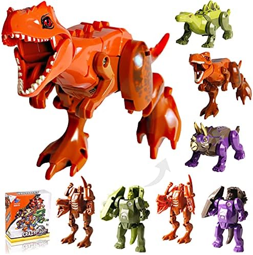 B&LHCX 4PCS Camp Cretaceous Dinosaurs Toys, Dinosaur Toys(T Rex ...