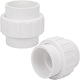 Amazon.com: 2 Pack 2" PVC Union Coupling Pipe Fitting (Socket x Socket ...