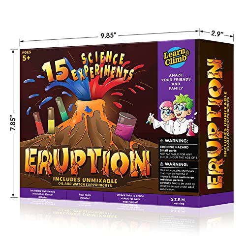 Erupting Volcano Science Kit for Kids -15 Experiments! | Pricepulse