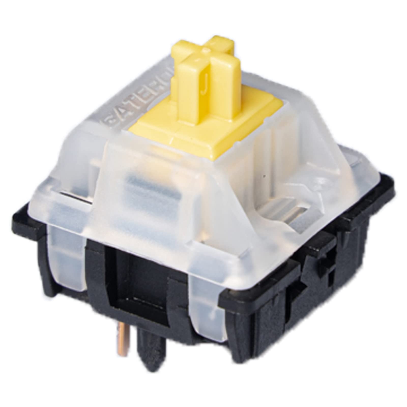 GATERON Milky Yellow Pro Keyboard Switches, KS-3 X47 Linear RGB 5-pin ...