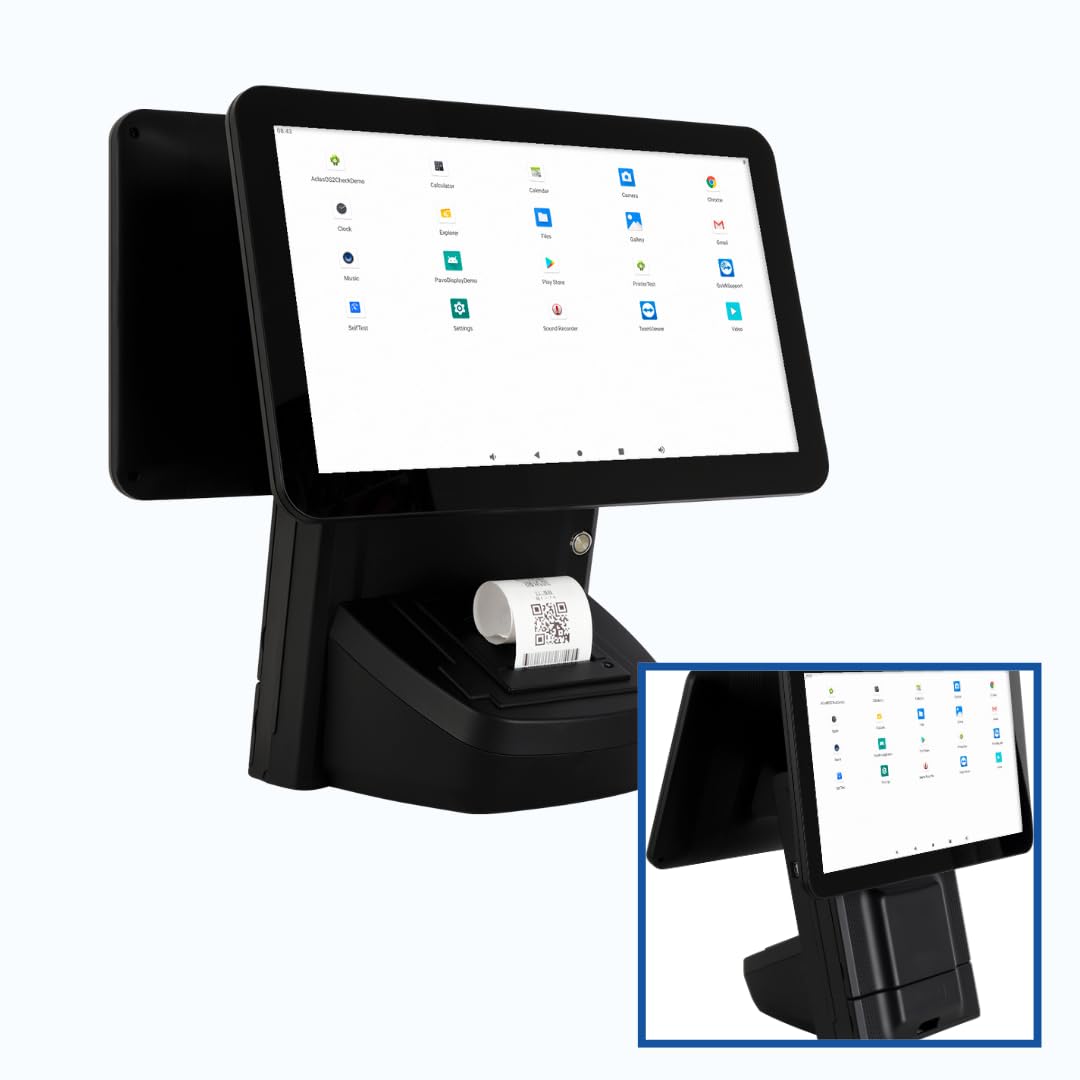 All in One Point of Sale M9 with 15.6'' Dual Touch Screen. OS Android ...